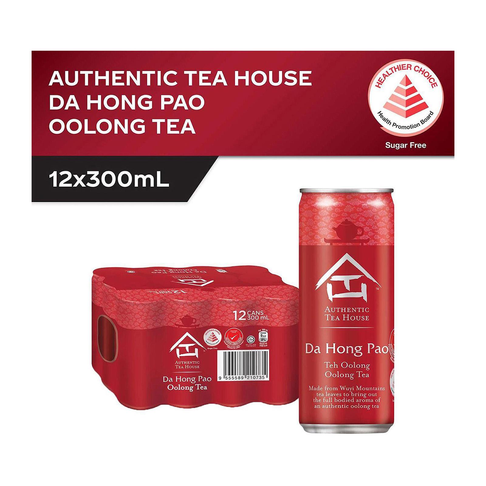 Authentic Tea House Da Hong Pao No Sugar Oolong Tea (12 x 300ml) - Case ...