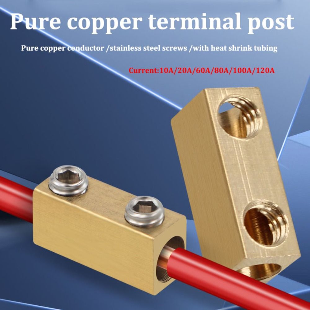 Round 10/20/60A Terminal Block High Current High Power Electrical Wire ...