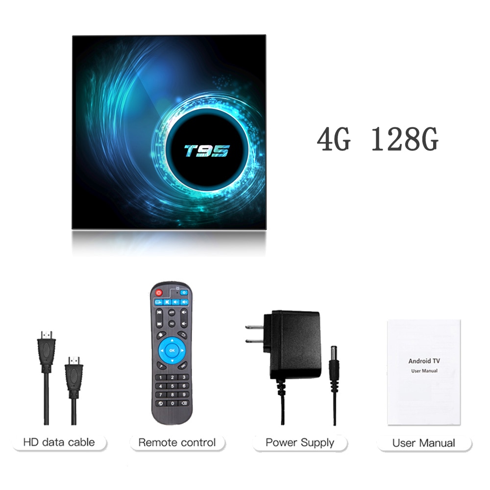 Smart TV Box 2023 T95 plus HD 6K Android 10.0 Allwinner H6 4GB 64GB ...