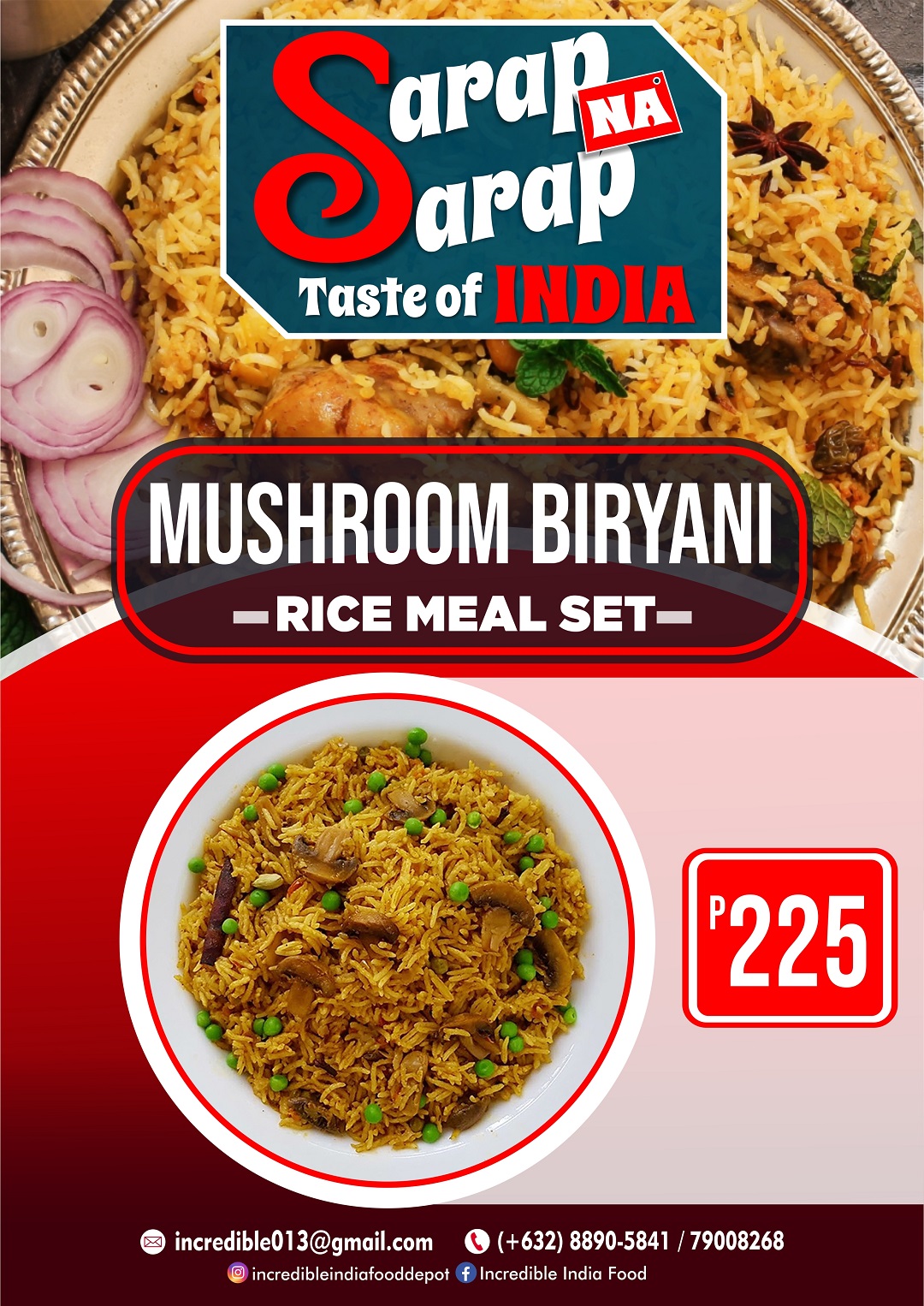 Mushroom Biryani Rice Meal Set | Lazada PH