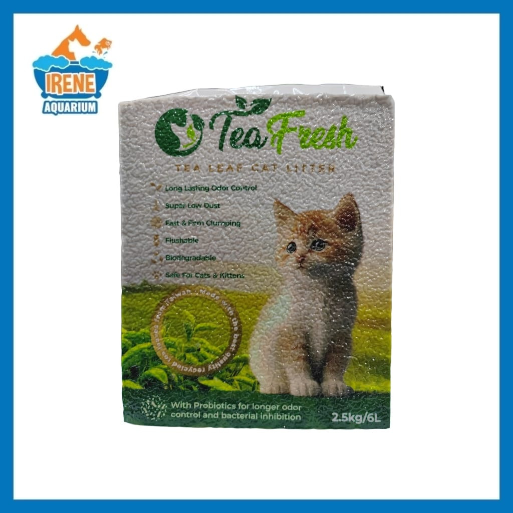 Tea Fresh Cat Litter 2.5kg/6L | Lazada