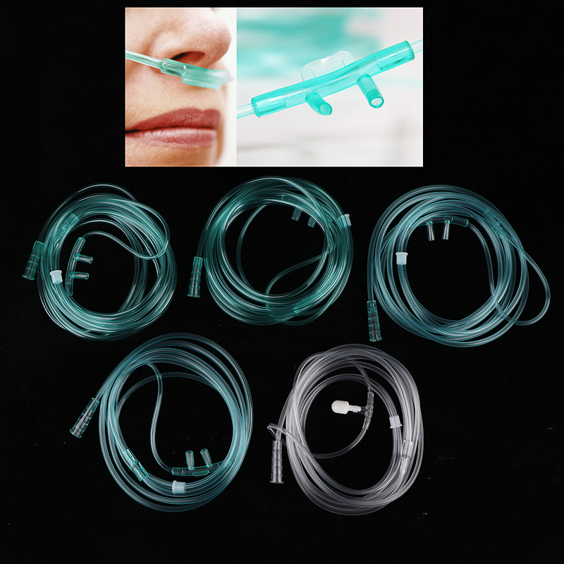 1.5/2/2.5/3M Plastic Oxygen Tube Disposable Nasal Cannula Independent ...