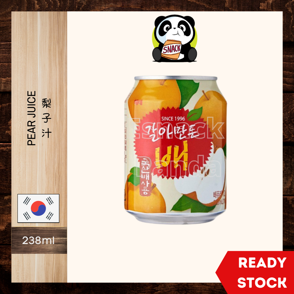 Korea HAITAI Bon Bon Juice Bonbon Grape Juice Pear Juice 韩国海太果粒果汁 葡萄汁 梨子汁 238ml | Lazada