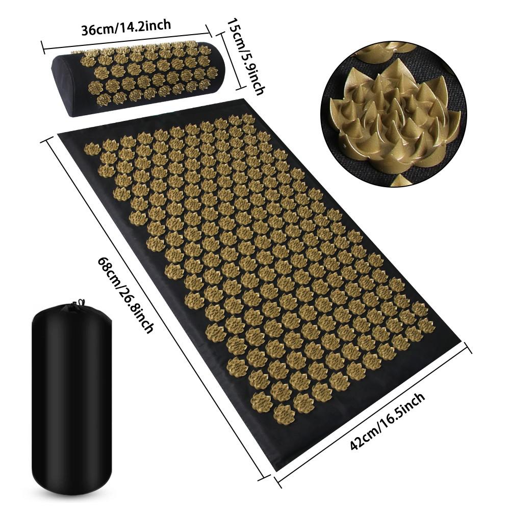 Pranamat Eco Lotus Spike Mat Acupuncture Massage Cushion Kuznetsov's ...