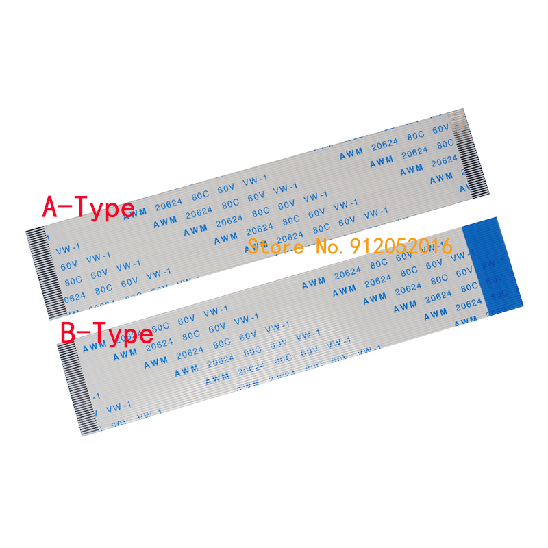 10pc Ffc/fpc Ribbon Flexible Flat Cable 0.5/1.0mm 100/150/200mm A B ...