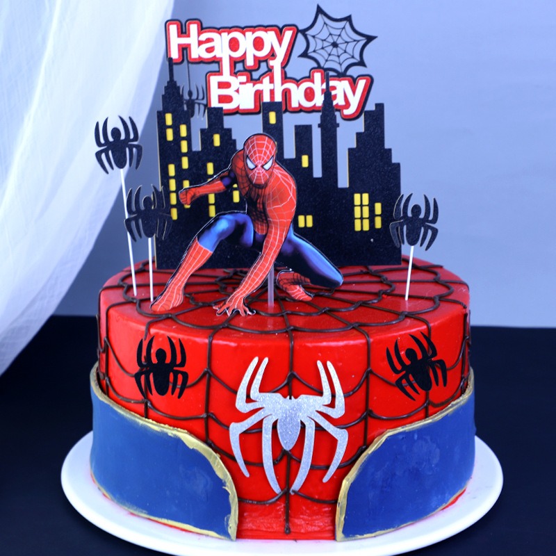 Spider Man Cake Frosting Sheets