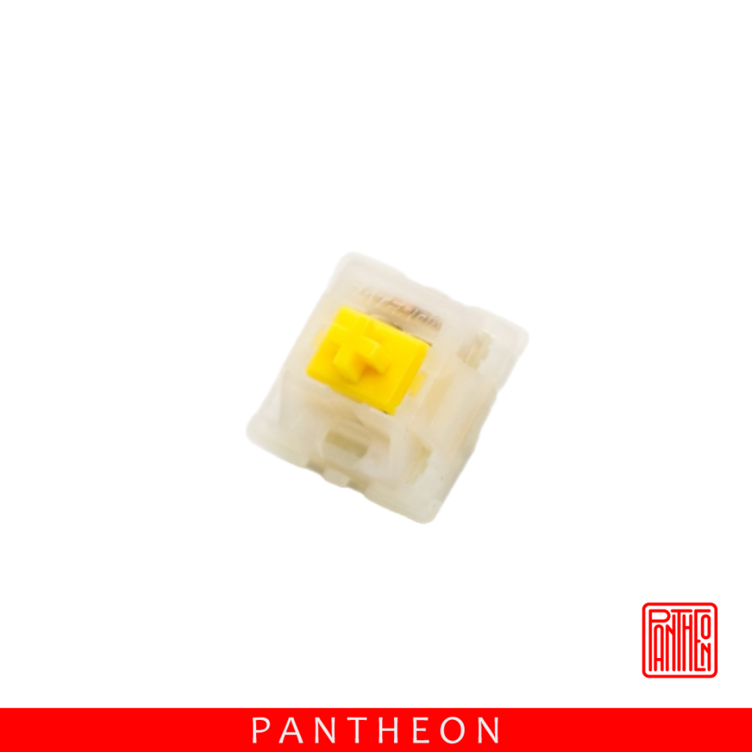 [ PANTHEON ] Gateron Pro Milky Yellow Linear Mechanical Keyboard ...