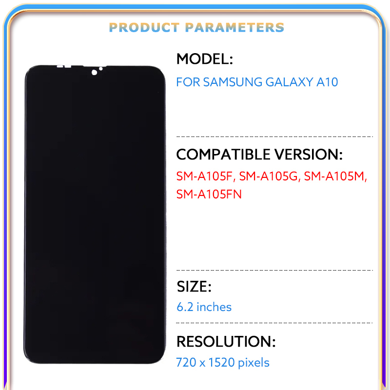 【Must-Have Gadgets】 For Galaxy A10 A105 LCD Display Screen With Frame ...