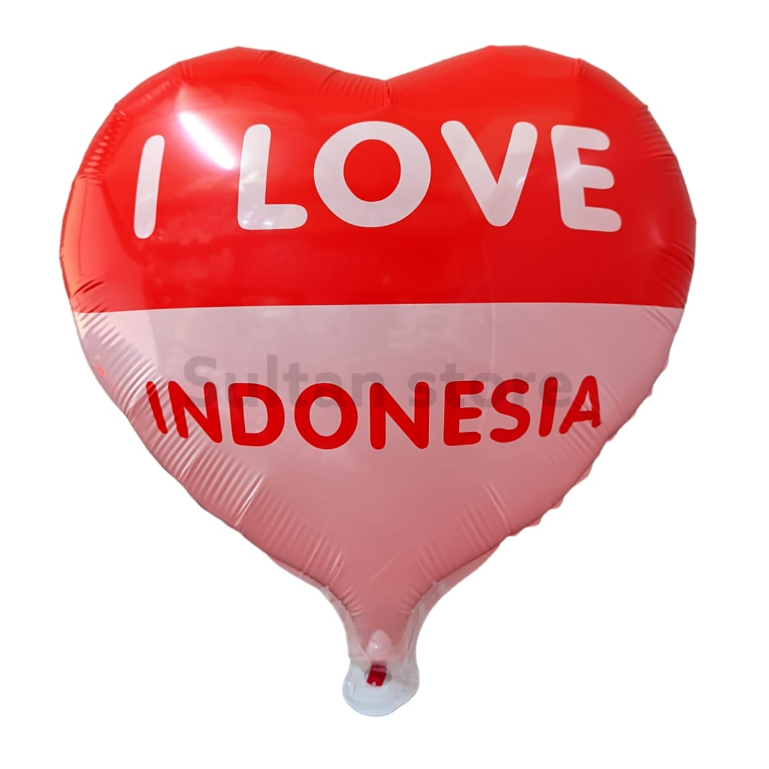 Balon PENTUNGAN Foil HUT RI balon tepuk merah putih 17 Agustusan TEBAL ...