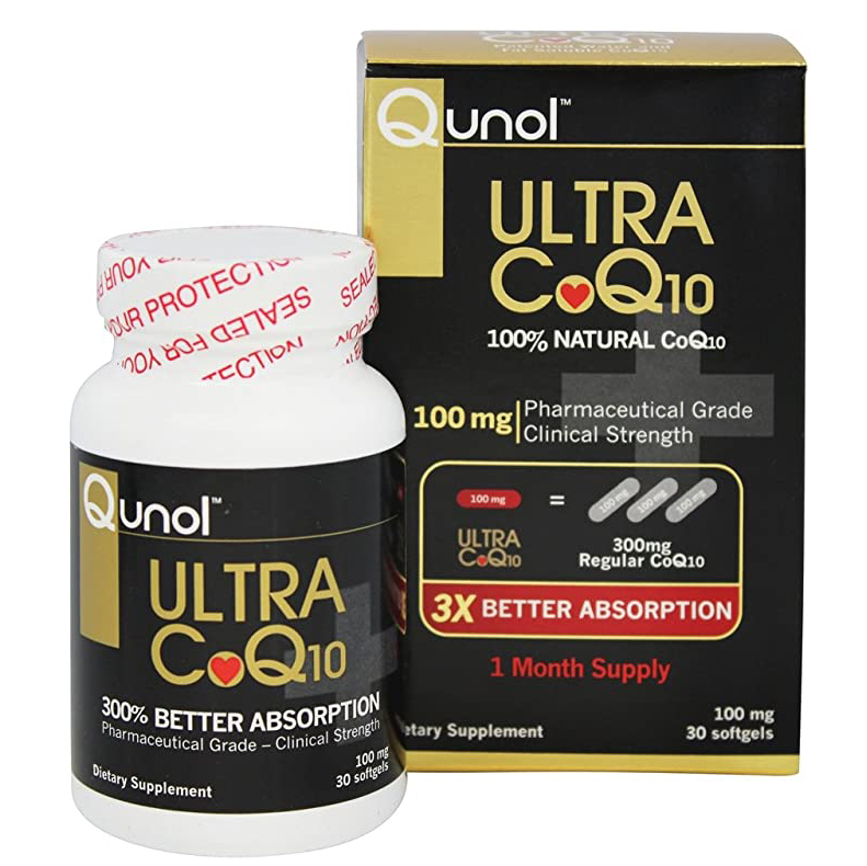 Qunol Ultra CoQ10 100 mg โคคิวเทน คิวเทน Coenzyme Q10 เพิ่มการดูดซึมดี ...
