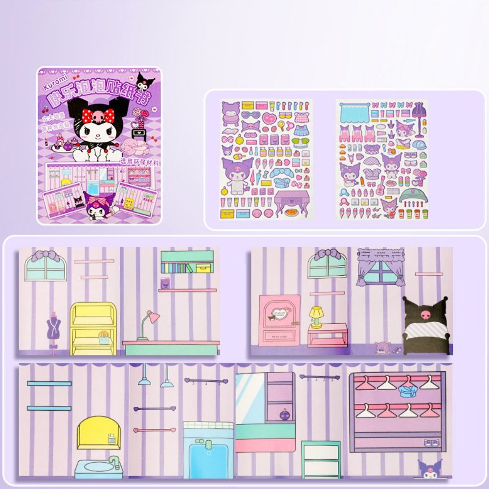 Dress Up Material 3D Bubble Kuromi Bubble Stickers Kuromi My Melody ...