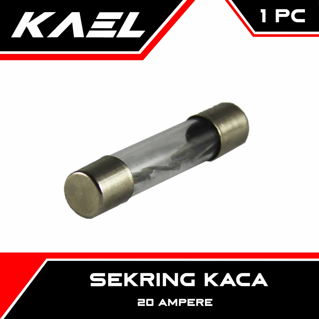 Sekring Kaca Besar 20 Ampere 20A 20 A Sikring Tabung Fuse Glass ...