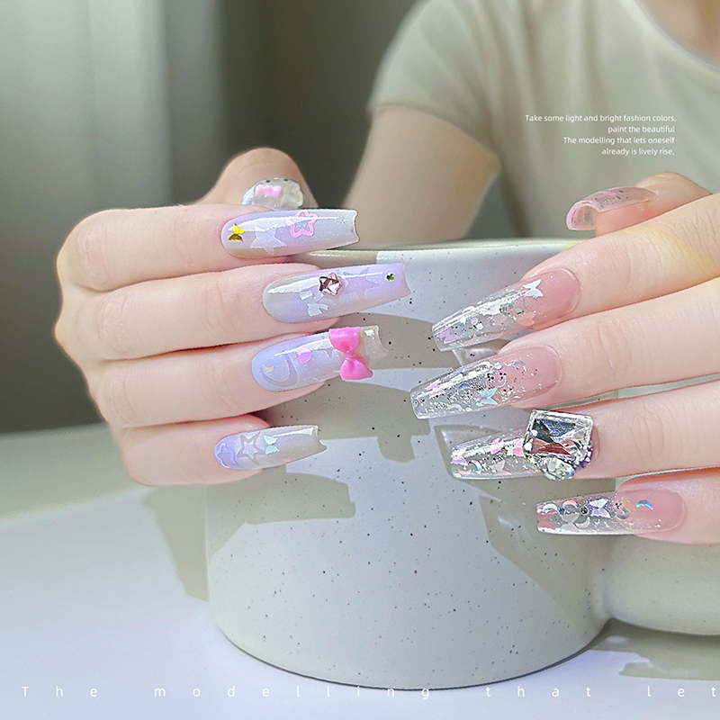 Nail Art Sequins Six Shapes Glitter Sweet Girl Accessories Manicure DIY ...