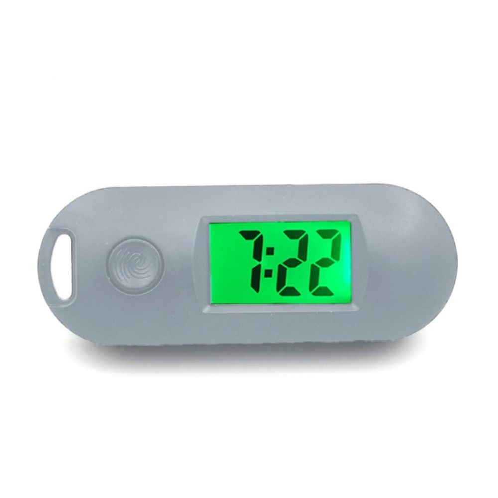 Study Pocket Watch Luminous Digital Electronic Clock Keychain Key ...