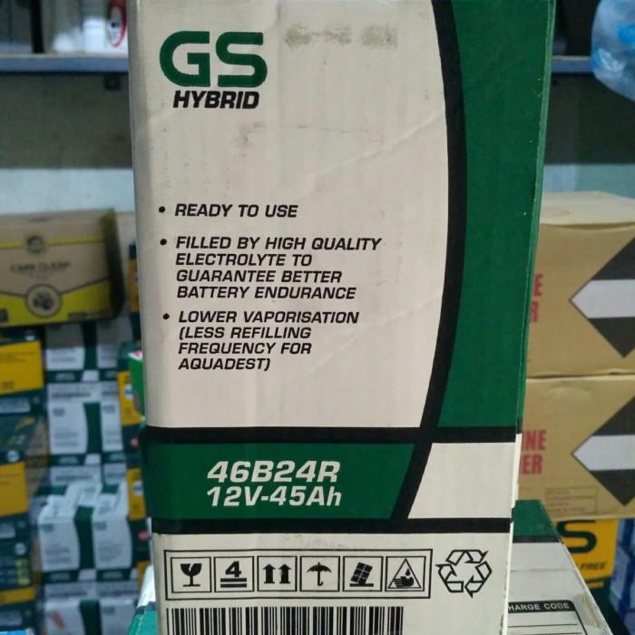 PROMO Aki Mobil / Battery GS ASTRA Type GS HYBRID 46B24R NS60 12V 45AH ...