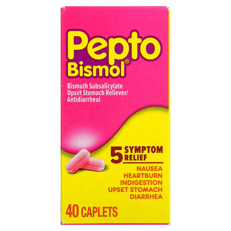 Pepto Bismol, Pepto Bismol, 40 Caplets | Lazada PH