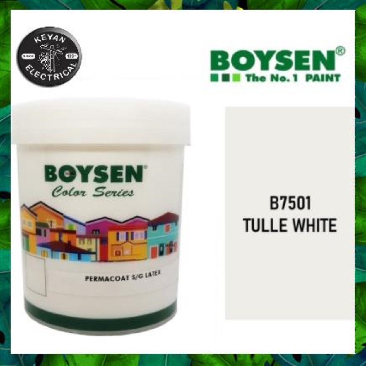 BOYSEN LATEX Permacoat Original Color Series - 1 Liter - B700 ACRYLIC ...