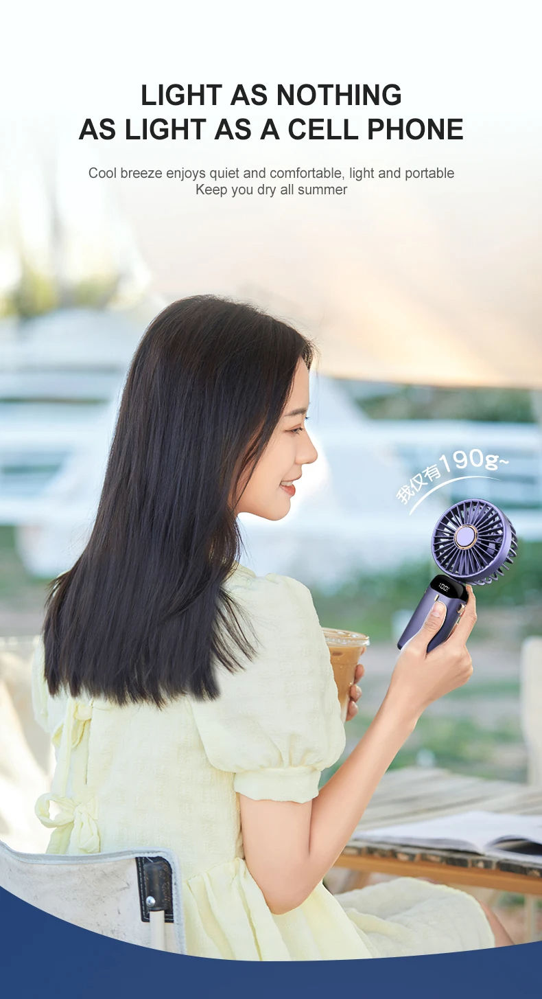 Portable Fan – Long Battery Life & Fast Charging | Mega Market | Daraz ...