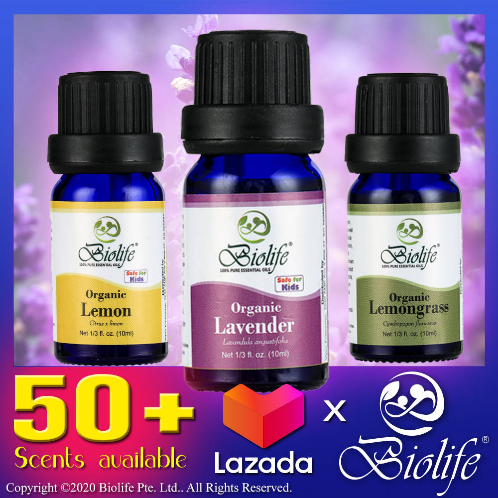 Biolife 100% Pure and Natural Organic Essential Oil with 70+ Scent ...