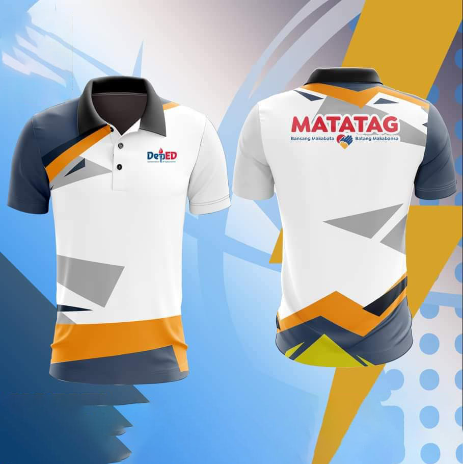DEPED MATATAG UNIFORM SUBLIMATION POLO SHIRT FOR MEN AND WOMEN CODE:PL ...