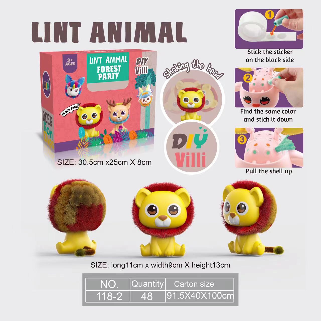 DIY ทำตุ๊กตาเอง!!!ชุดทำตุ๊กตาขนนุ่มสุดน่ารัก DIY ฝึกสมาธิ🦋.Lint Animal ...