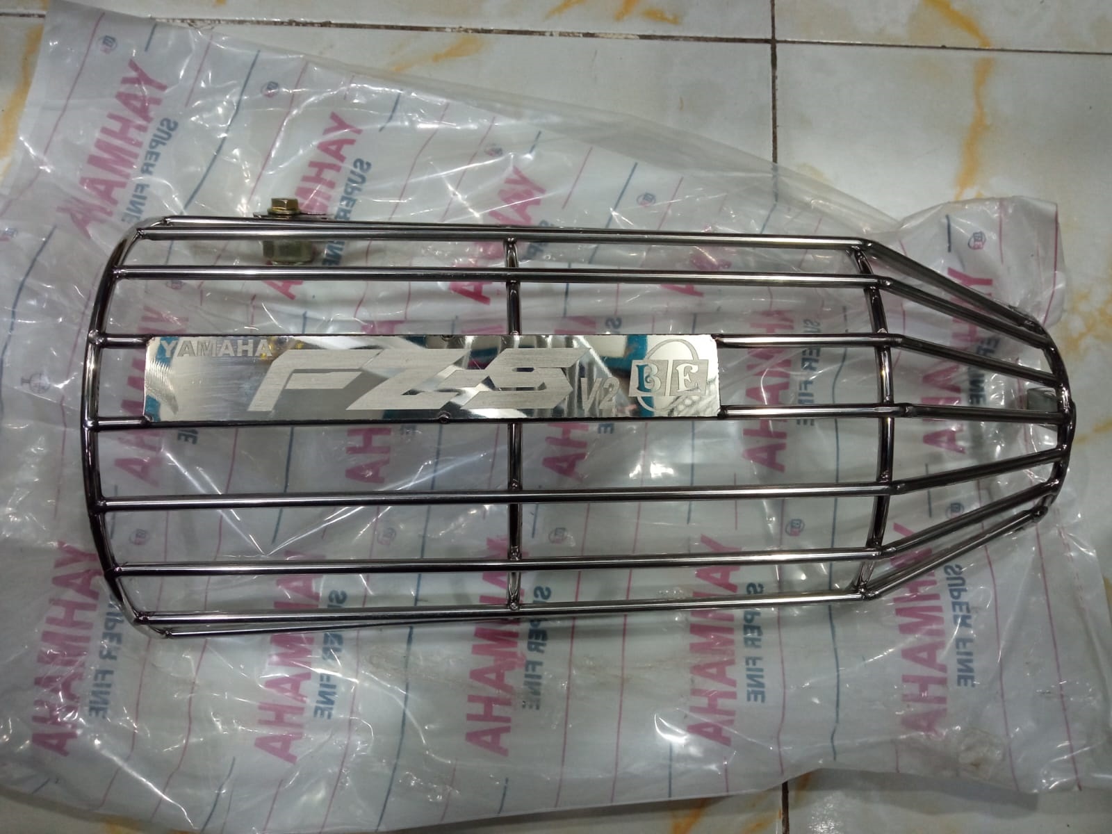 Yamaha FZ-S V2 SS Silencer guard Exhaust Silencer Guard | Daraz.com.bd