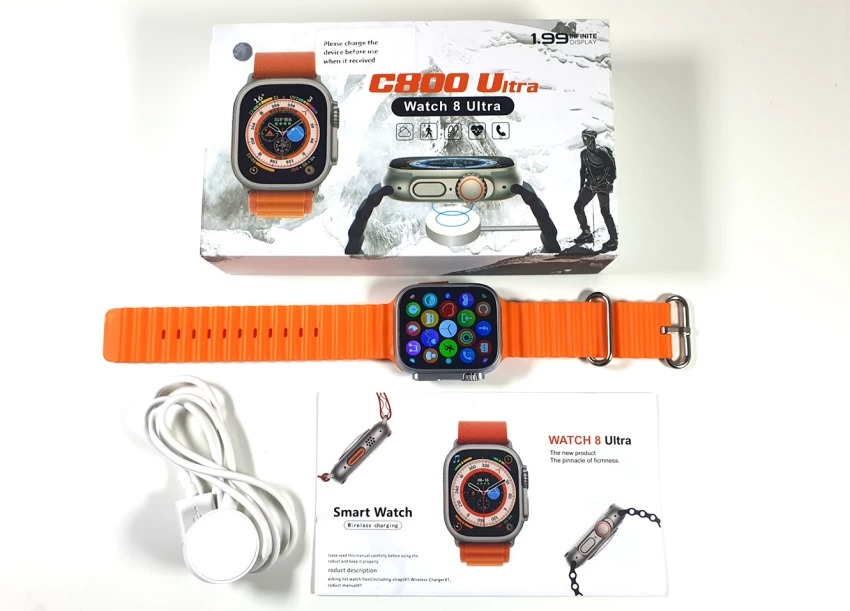T800 Ultra / C800 ULTRA 2 Smart Watch 2025 New Series 8 Ultra Smart ...