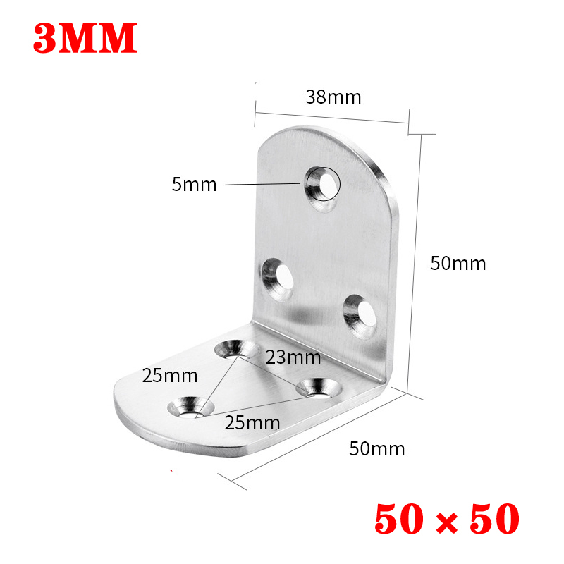 Shelf Support Stainless Steel Right Angle Bracket Corner Brace L Shape ...