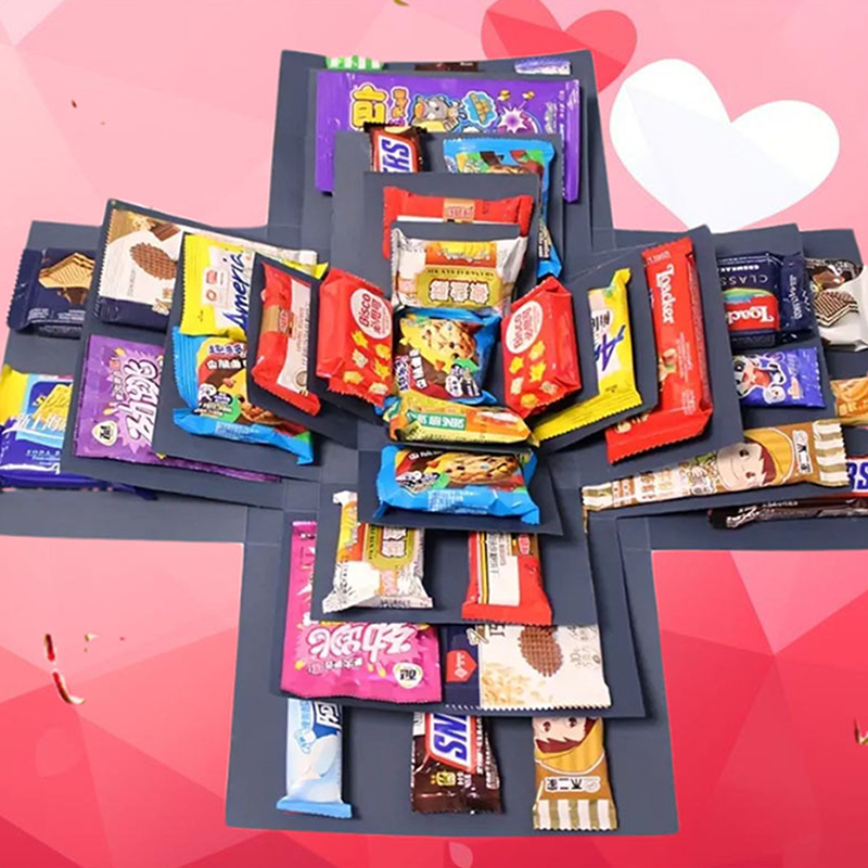 DIY Surprise Explosion Gift Box For Birthdays Valentine's & Weddings ...