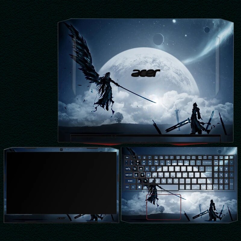 1 Dazzle Vinyl Special Skin Sticker For Acer Nitro 5 AN515-44/AN515-43 ...