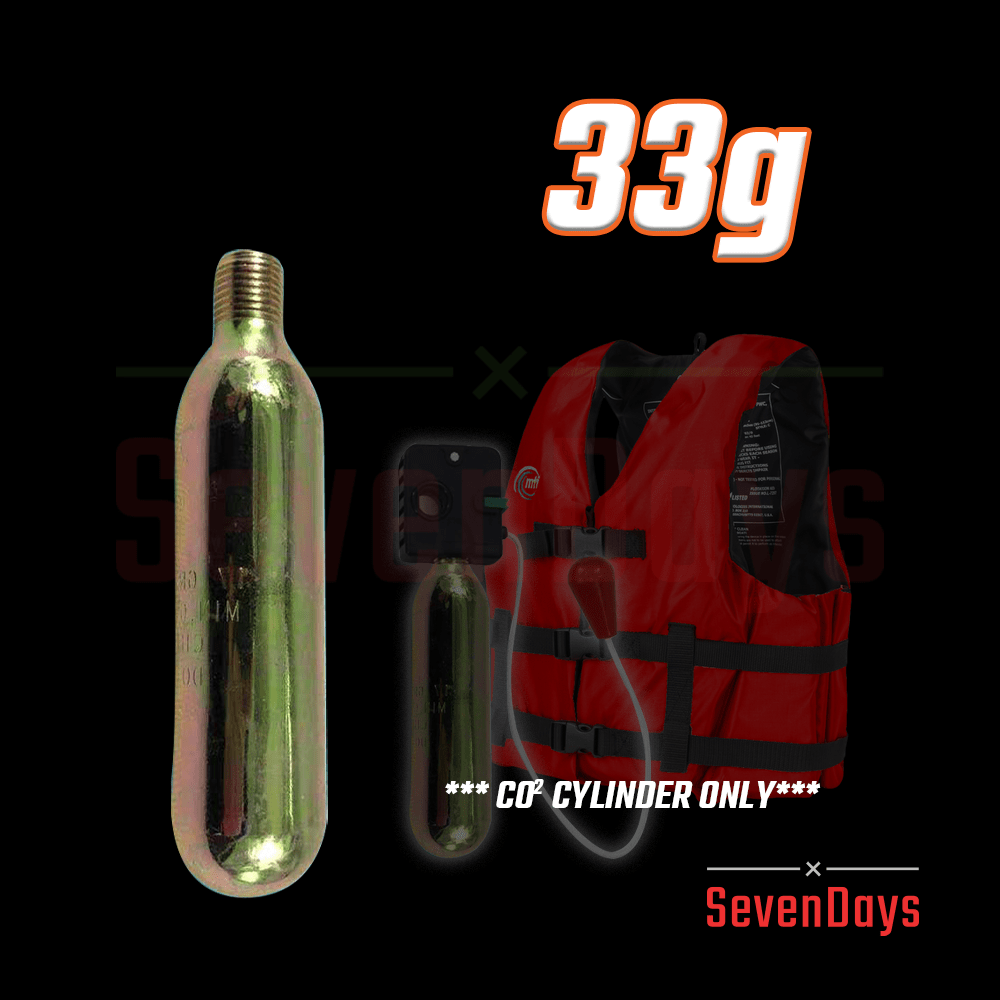 Life Jacket CO2 Refill Cylinder 17g/24g/33g Water Soluble Tablets ...