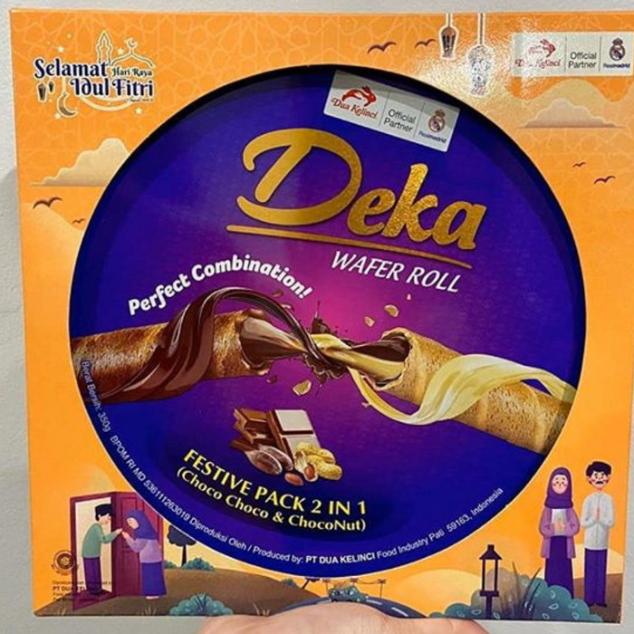 SB Collection Deka Wafer Roll Festive Pack 2 IN 1 Kemasan [ 350gr ...
