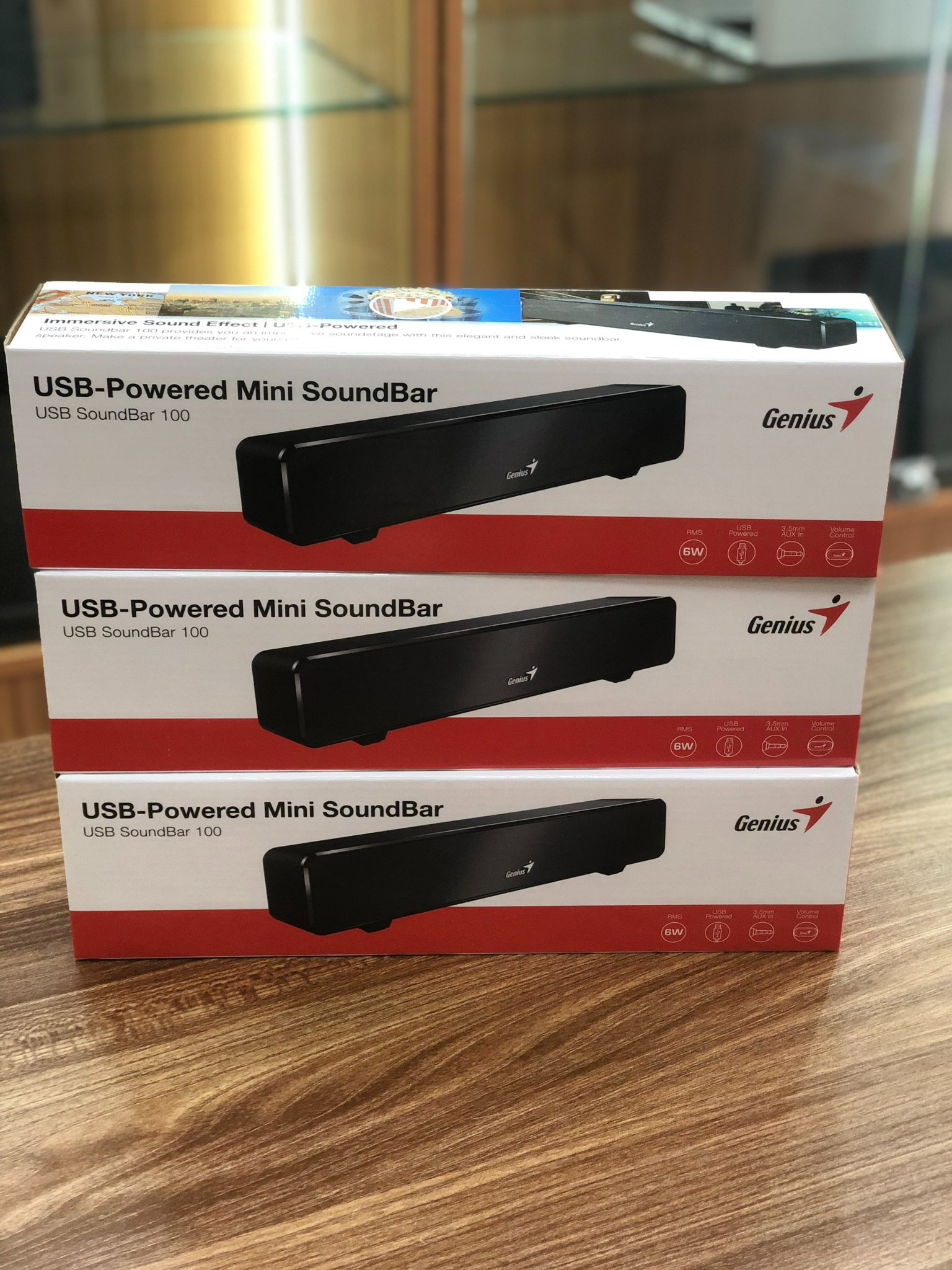 Loa Soundbar 100 USB Chính hãng Genius mầu đen nguồn USB | Lazada.vn