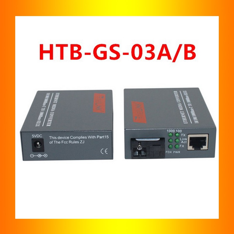 NetLink HTB-GS-03 A/B 1000Mbps Gigabit Fiber Optical Media Converter ...