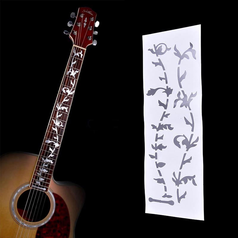1pc DIY Guitar Or Bass Fretboard Inlay Sticker Silver Color | Daraz.lk