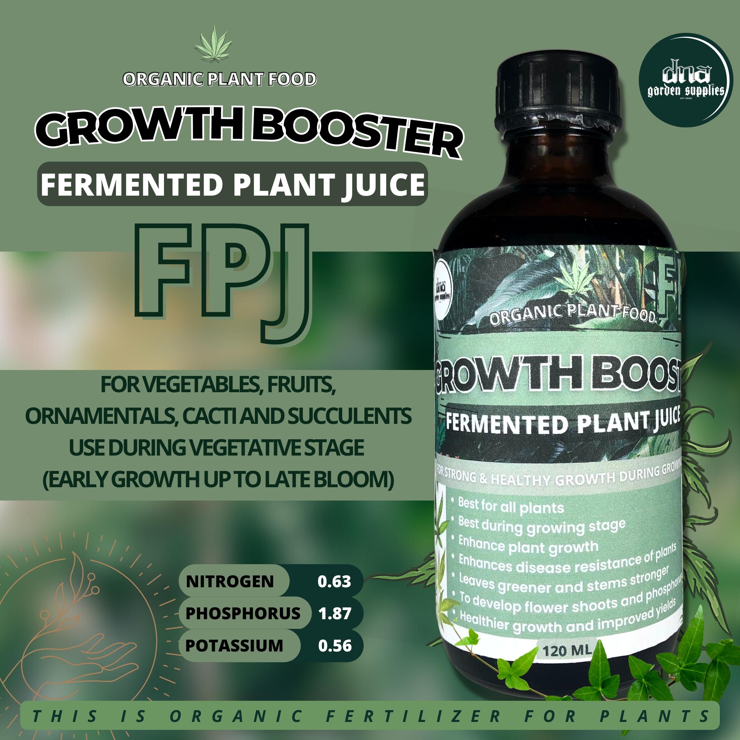 DNA GROWTH BOOSTER / FERMENTED PLANT JUICE / FPJ ORGANIC FERTILIZER FOR ...