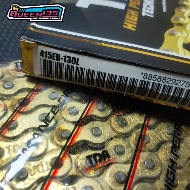 Rantai GOLD TDR | 415 130 | rante motor kuning emas | TDR 415 × 130 | Lazada Indonesia