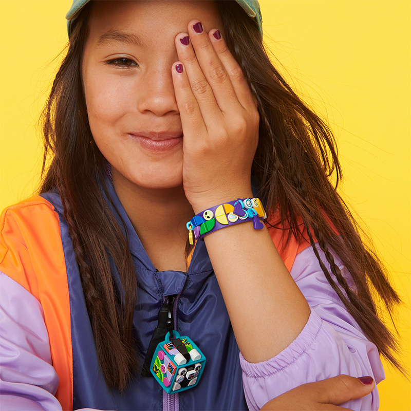 LEGO 41944 DOTS Candy Kitty สร้อยข้อมือและแท็กกระเป๋า 2 in 1 ...