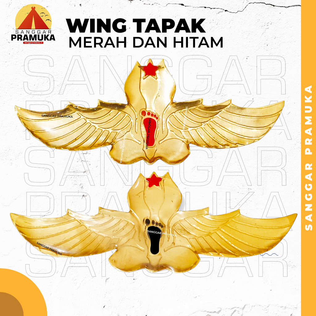 Wing Tapak / Wing Pramuka / Wing Tapak Merah / Wing Tapak Hitam ...