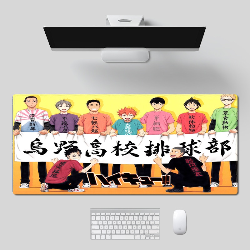 Anime Haikyuu Love Volleyball Large Mousepad Gamer XL Gaming Mouse Pad ...