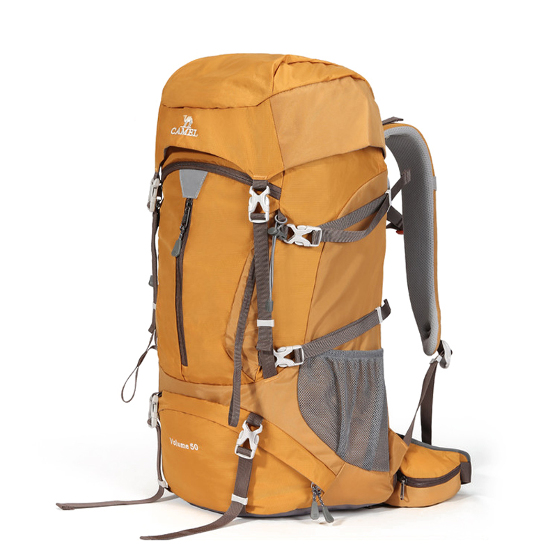 CAMEL CROWN 50L Large Capacity Backpack Outdoor Hiking Camping Backpack CAMEL CROWN 50L Large Capacity Backpack Outdoor Hiking Camping Backpack
