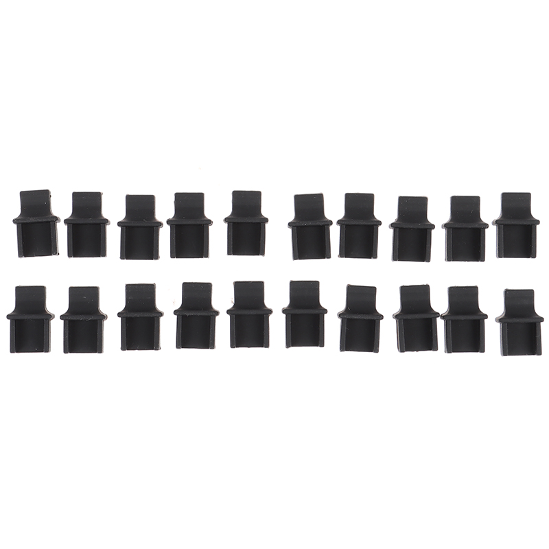 20pieces RJ45 Network Port Protective Rubber Cover Network Connector ...