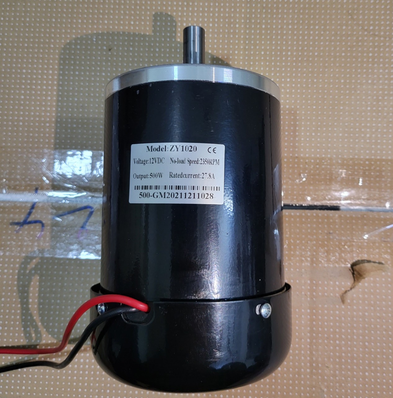 Motor DC 12v 500w có cánh quạt làm mát | Lazada.vn