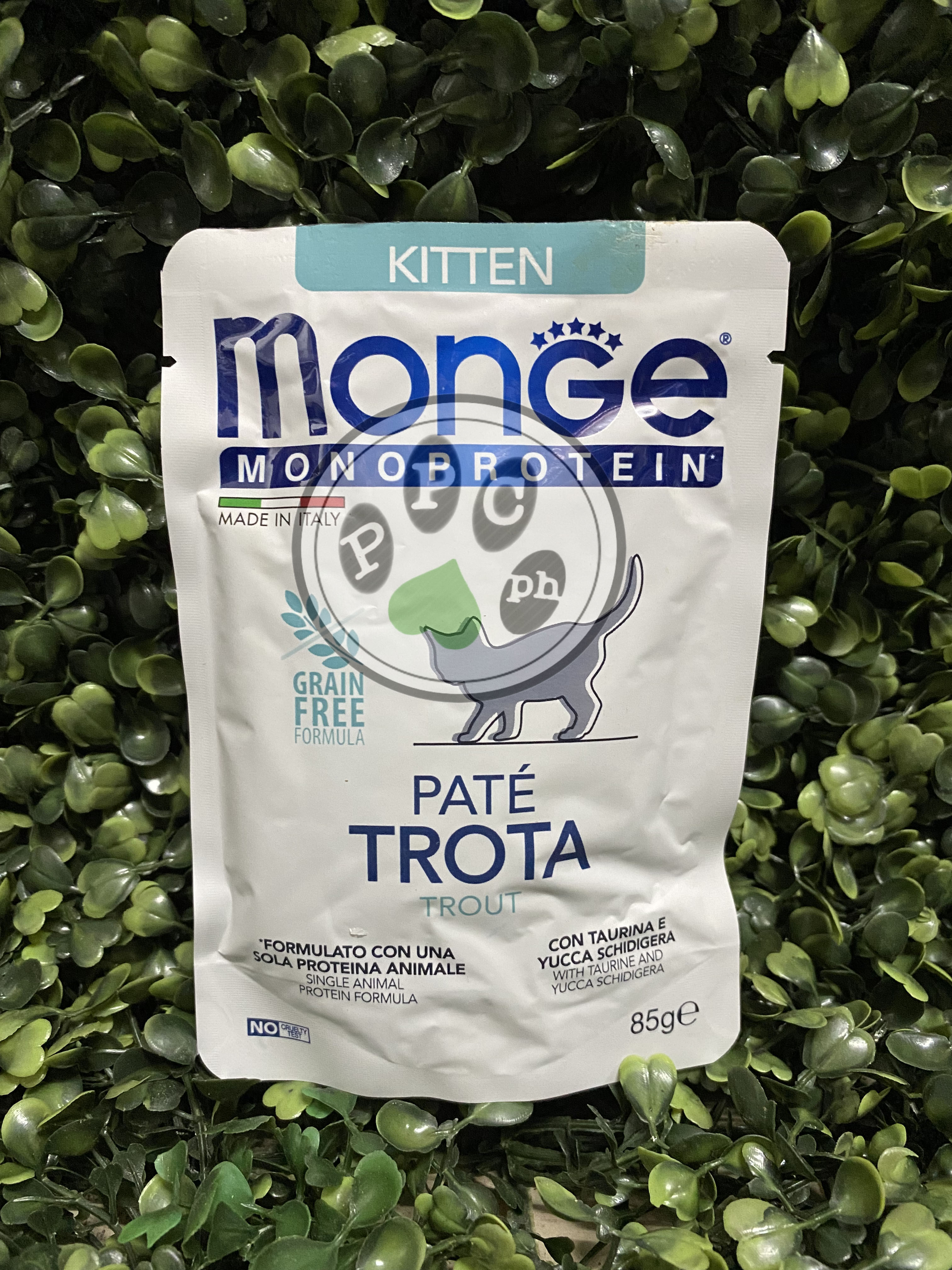 Monge Monoprotein Pate Cat Food Pouch 85g | Lazada PH