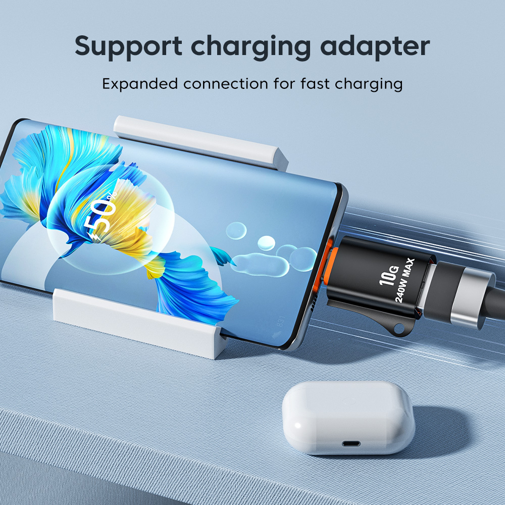 Usb 3.0 Type-C Data Adapter Type C 10g Otg Usb C Male To Usb Female ...