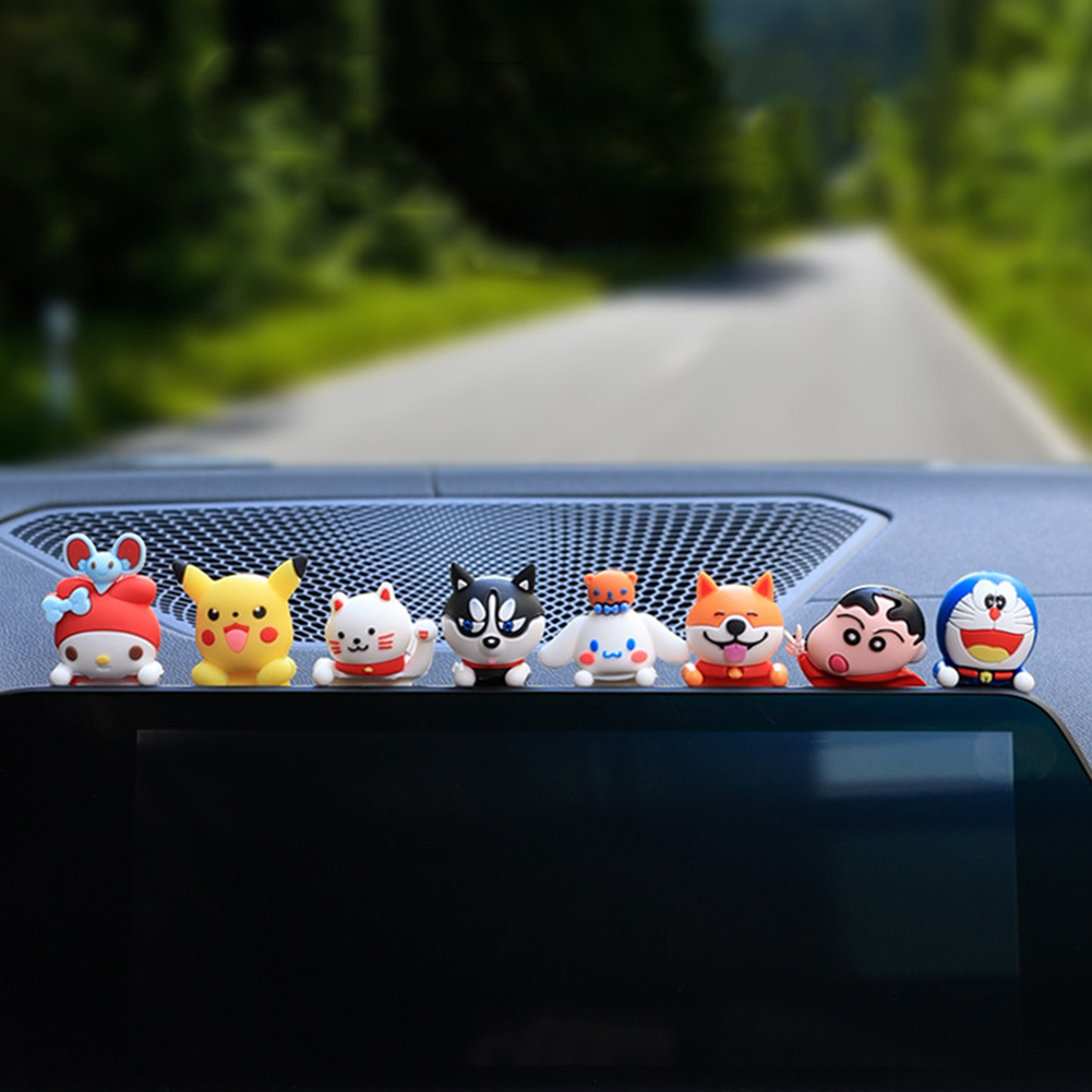 FG Car Center Console Navigator Screen Lying Animal Decoration ...