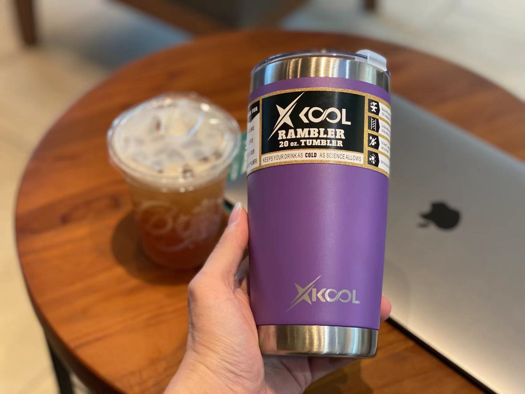 [ด่วน พร้อมส่ง!] Xkool แก้วขนาด 20Oz เก็บอุณหภูมิความเย็น,ร้อน เนื้อแก้วเป็นสแตนเลส 304 Free ...