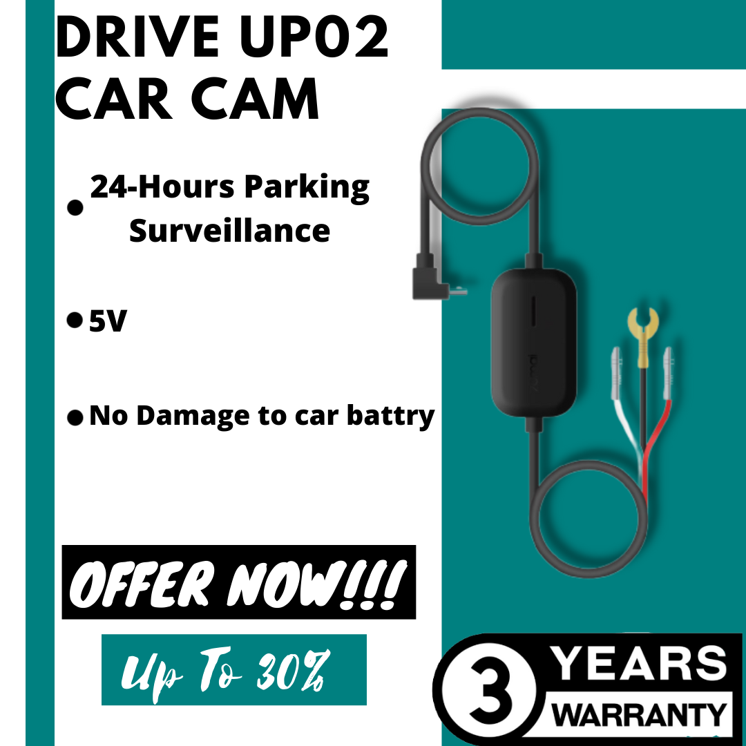 70mai Hardwire Kit UP02 For 24 Hours Parking Surveillance Compatible ...