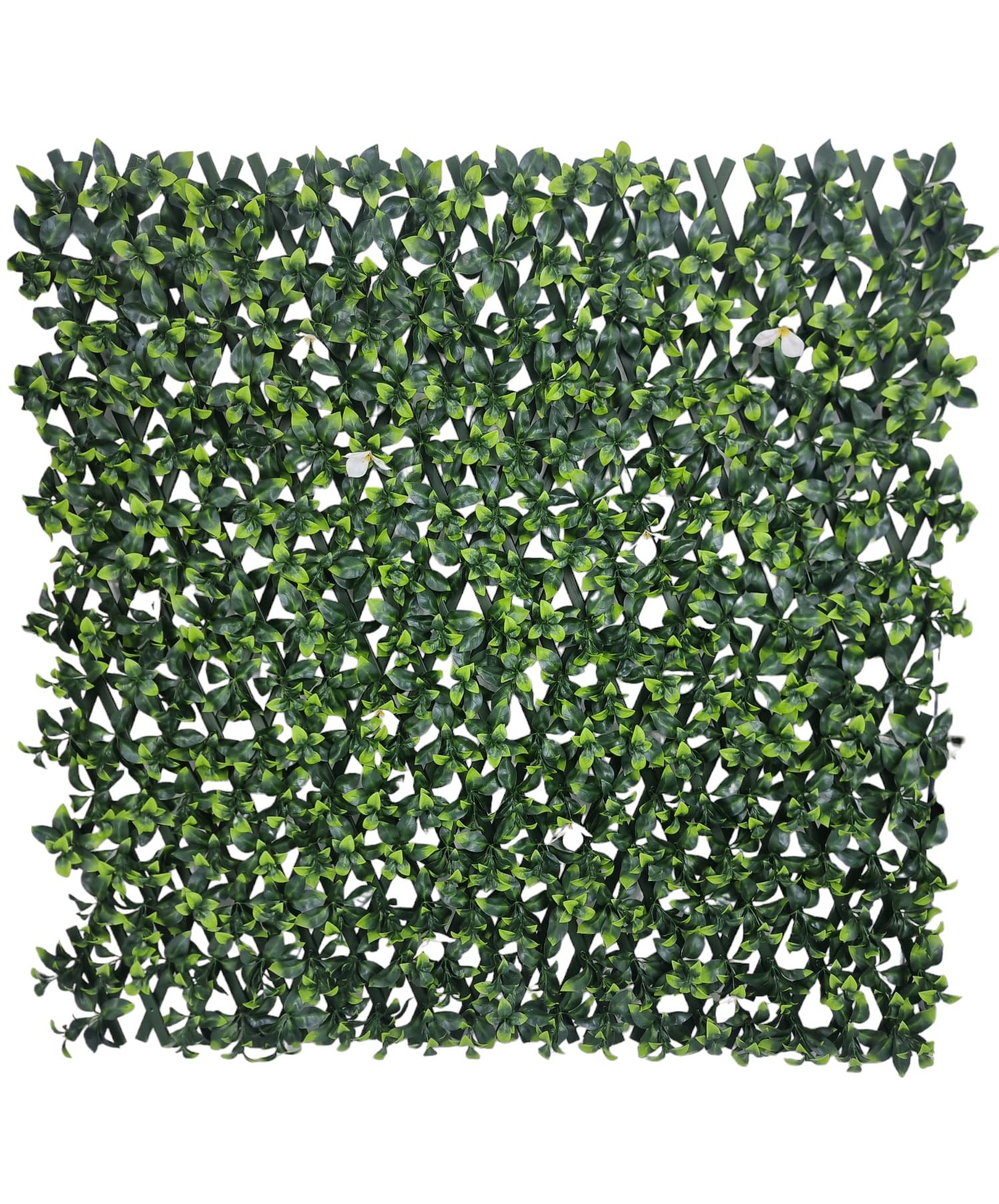 Artificial Leaf Fence Expandable Fence Garden Willow Plant Trellis ...