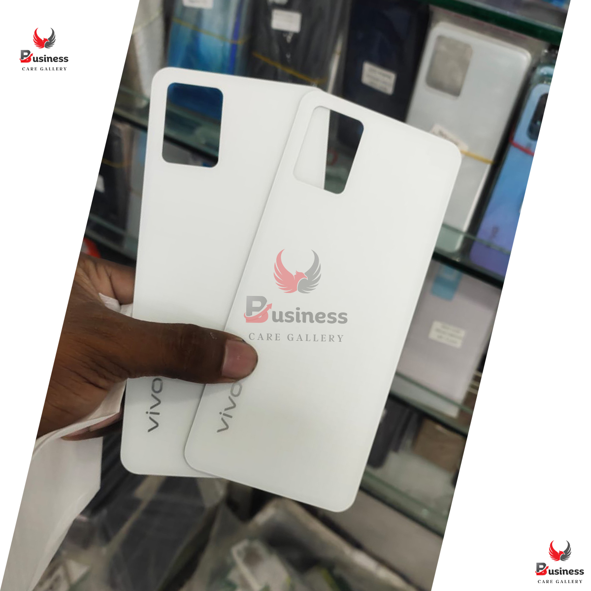 For vivo V20 4G Phone Battery Back Cover Backshell Glass Battery Rear ...